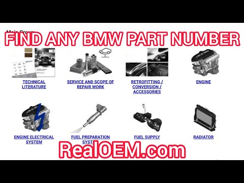 How to find any part number for your BMW - RealOEM Guide