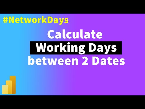 NETWORKDAYS Function is Finally here in PowerBI | MiTutorials