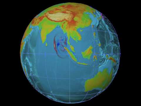Tsunami Waves Somali Coast 2004 Indian Ocean Tsunami