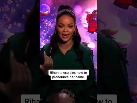Rihanna Explains How To Pronounce Her Name!