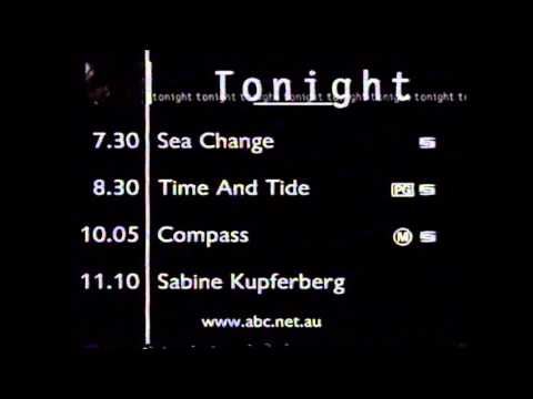 ABC TV - Sunday Night Programme Schedule (8/8/1999)