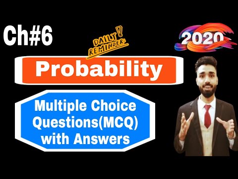 Probability Multiple Choice Questions(MCQ) in 2020 | Conditional Probability | Probability Tutor