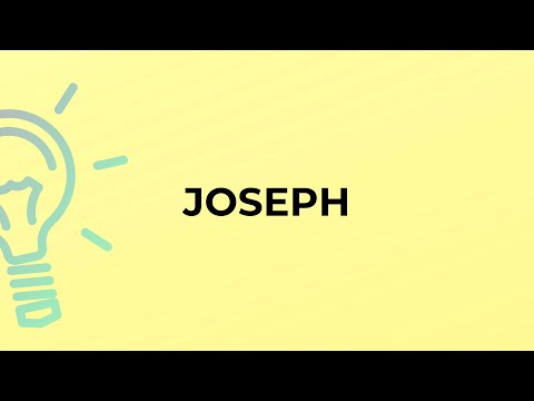 What is the meaning of the word JOSEPH?