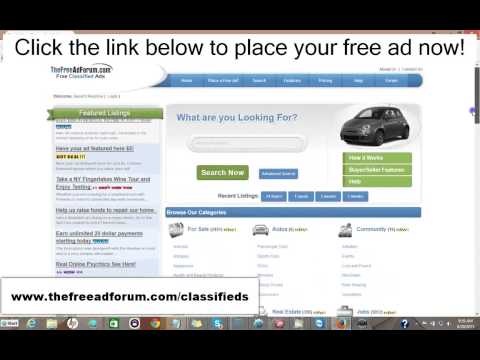 Free Classified Ads Site List , Ad posting Software , Bulk Email Database Mailing list