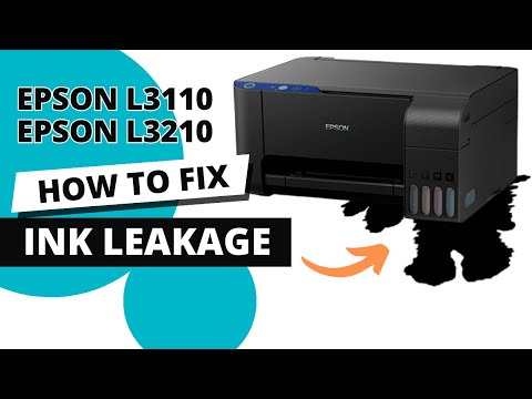 How to Fix Ink Leakage on Epson L3110 & L3210 | Waste Ink Pad Ink Overflow