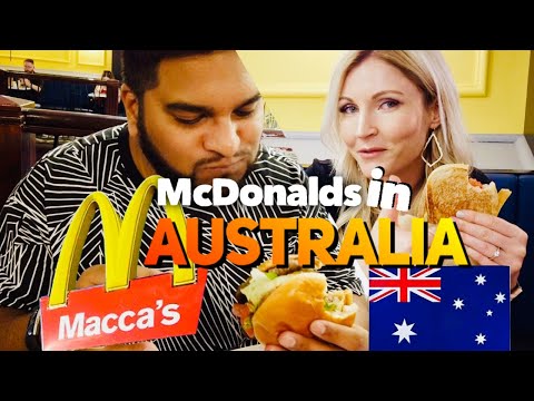 Trying McDonalds in AUSTRALIA!