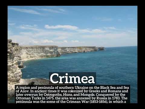 How Does Crimea Look? | What is Crimea? | How to Say Crimea in English?
