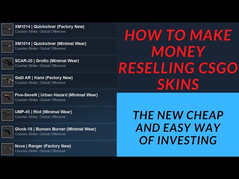 How To Make Money and GROW Your CSGO Inventory Reselling Skins On The Steam Market