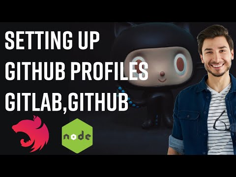 Microservices: setting up GitHub Profiles Gitlab,Github | Episode #25