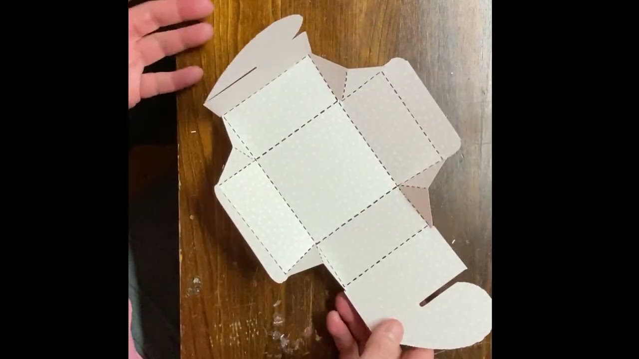 How to assemble the Heart Box Template