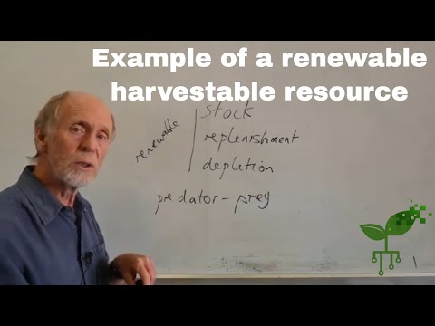 An example of a renewable harvestable resource | Earth Resources | meriSTEM