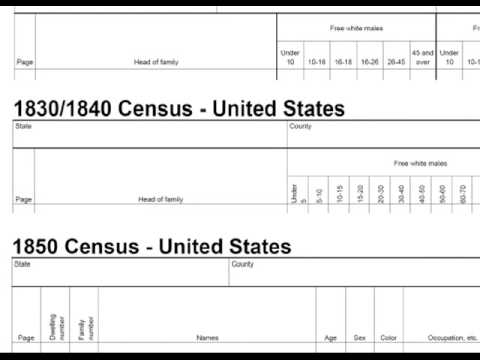 Making A Quick Census Reference Form