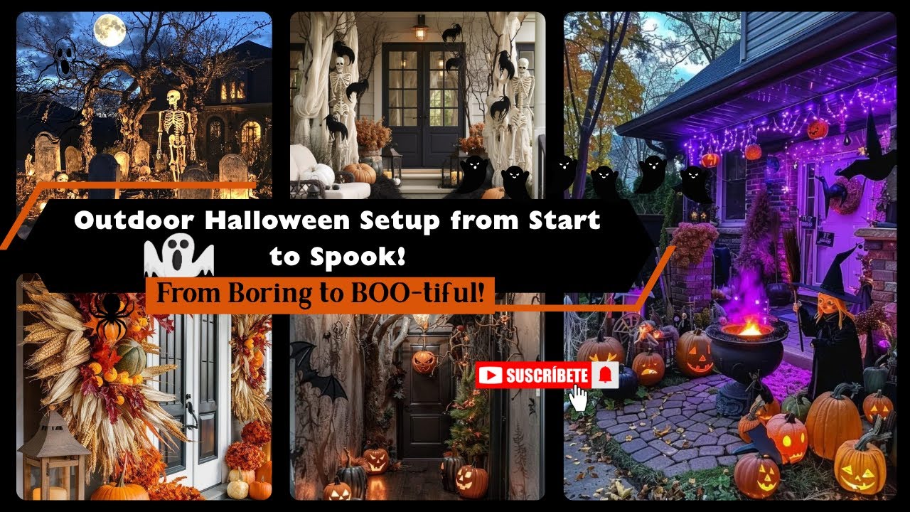 111+ Scary Outdoor Halloween Decorating Ideas for 2025 | Halloween Porch Decorations