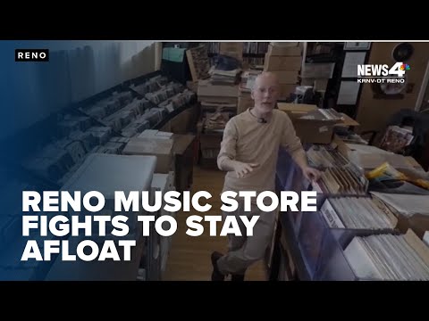 Downtown Reno music store fights to stay open after neighboring movie theater closure