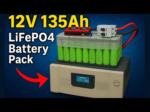 Safely Build a 12V 135Ah LiFePO4 Battery Pack – DIY Step-by-Step!