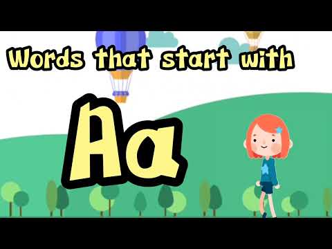 Words that start with Aa | Letter Aa| The Alphabet