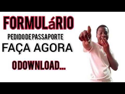 ONDE E COMO BAIXAR O FORMULÁRIO DE PEDIDO DE PASSAPORTE | Pelo site SME Angola