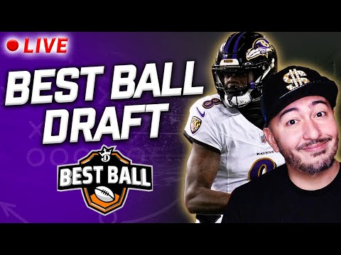 Best Ball Fantasy Football 2025: DraftKings Live Draft Analysis