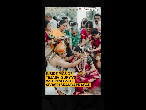 Tejasvi Surya Wedding | Inside Pictures Of Tejasvi Surya's Wedding With Sivasri Skandaprasad