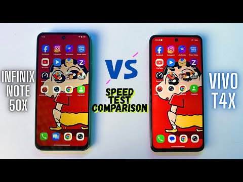 Infinix Note 50x VS Vivo T4x Speed Test Comparison🔥 | Dimensity 7300 Ultra VS 7300 Ultimate Battle