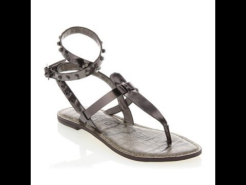 Sam Edelman "Gabriela" Leather Sandal