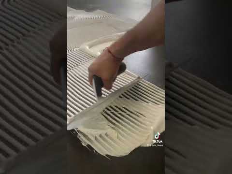 Satisfying footage of applying adhesive #shorts