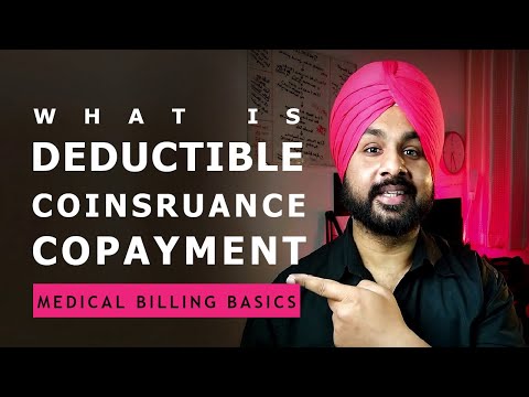 What is Deductible, Coinsurance and Copay ? | Terminology | Medical Billing Basics