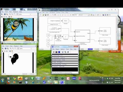 Chorma keying with MATLAB simulink m Function block