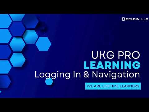 UKG Pro Learning: Logging In & Navigation