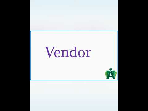 Define Vendor #shortvideo #youtubeshorts #education #free