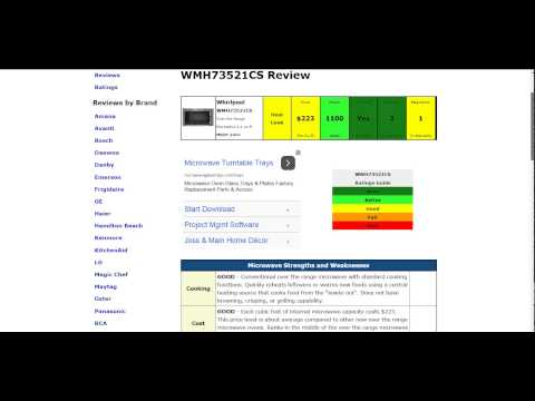 Whirlpool WMH73521CS Microwave Review