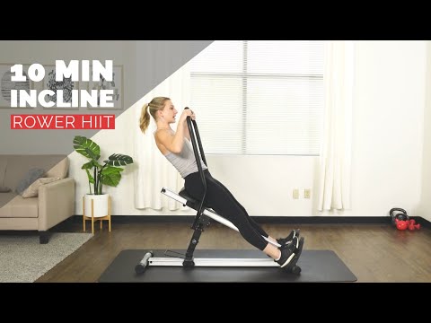 10 Min Incline Rower HIIT