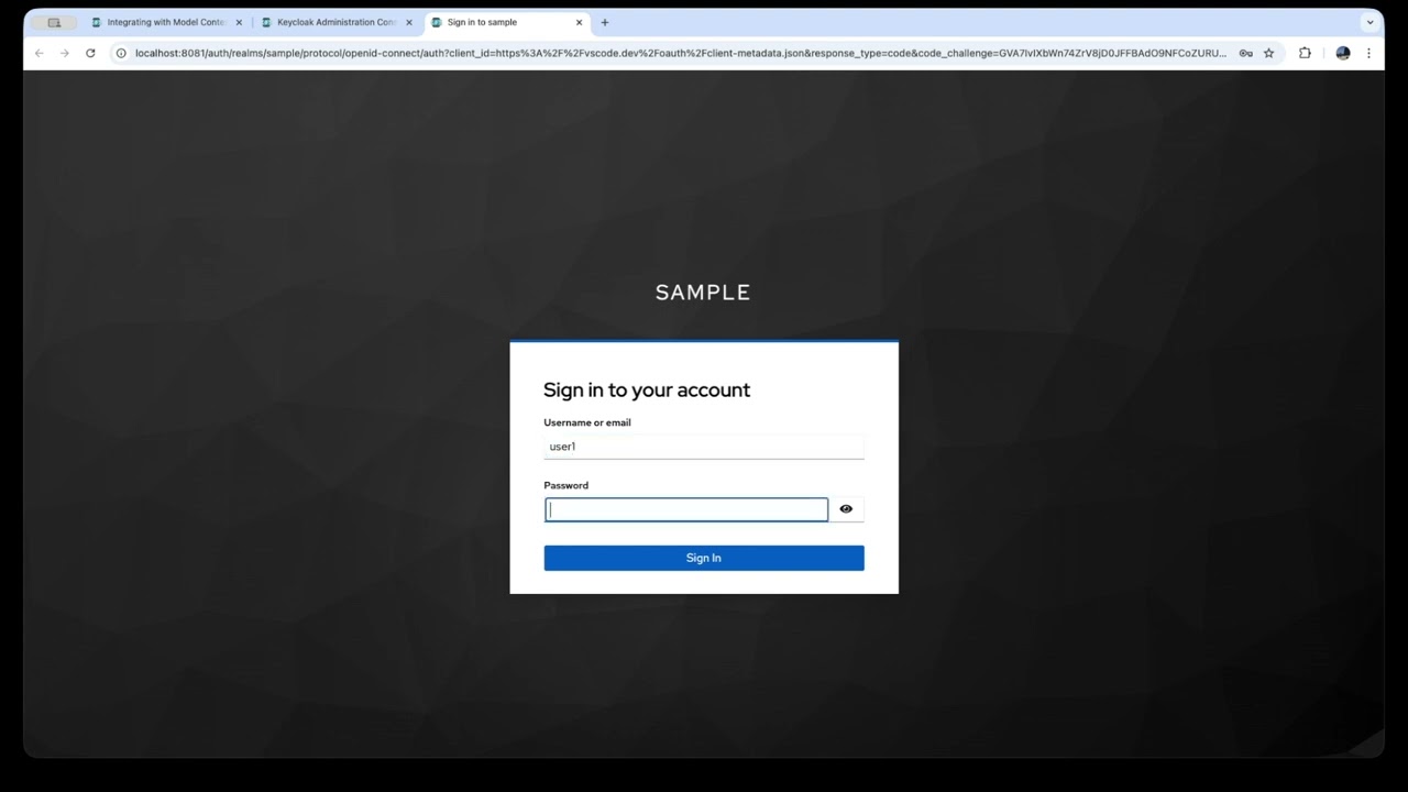 MCP Authorization with Keycloak: OAuth Client ID Metadata Document (CIMD) Demo