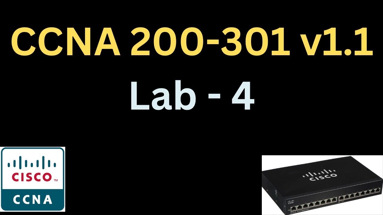 Free CCNA 200-301 v1.1 Lab 4 - VLAN Trunk Configuration