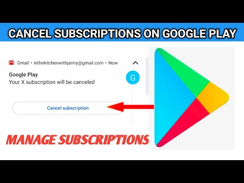 How to cancel subscription on Google Play - Manage Google Play subscriptions