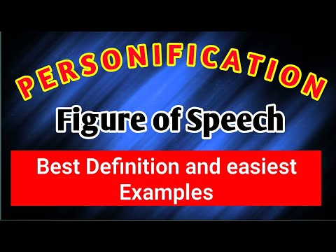 what is Personification figure of speech examples and definition in Hindi and Urdu