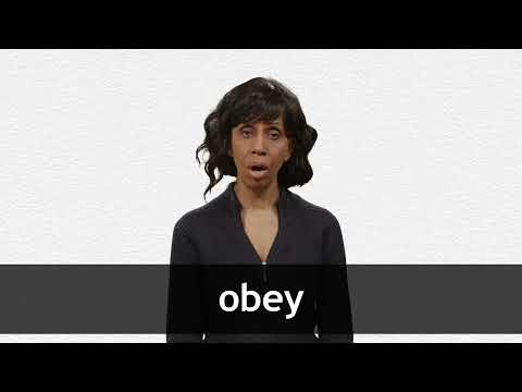 OBEY definition and meaning | Collins English Dictionary