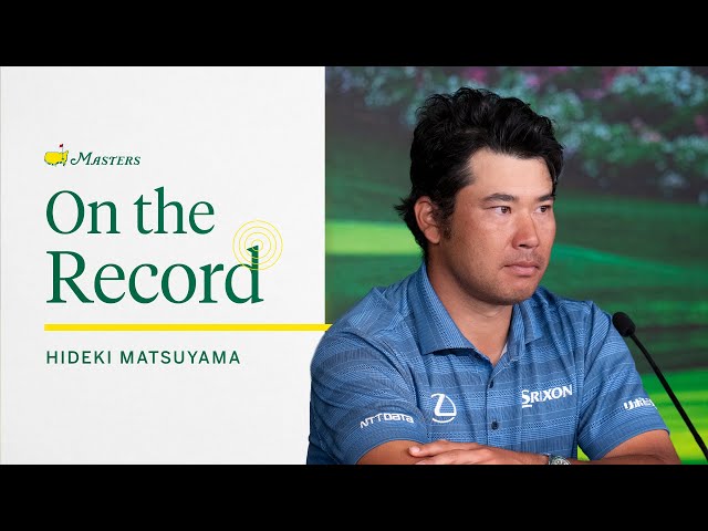 “I don't have to worry about menu or anything”: Hideki Matsuyama ...
