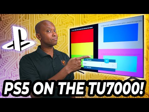 Samsung TU7000 Color Settings For PS5