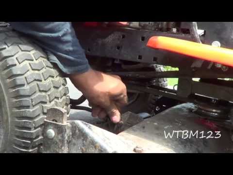 Husqvarna Mower Deck Removal