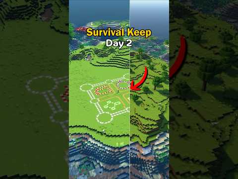 Minecraft Ultimate Survival Keep Day 2 ⚒ #minecraft