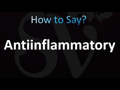 How to Pronounce Antiinflammatory (correctly!)
