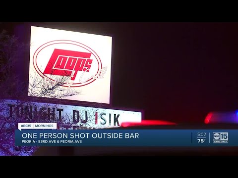 Person shot outside bar near 83rd and Peoria avenues