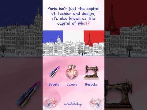 What Paris Is Hands Down Famous For?! | Paris History Trivia Quiz