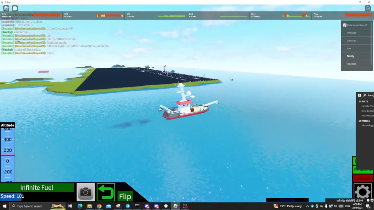 sailing in plane crazy 2 on the new ocean map | Plane Crazy Exploiting