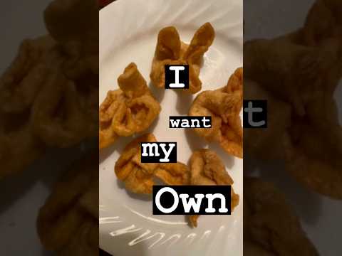 CRAB RANGOON!!! #meme #capcut #youtubeshorts #crabrangoon #food #want #fyp #edit #comment