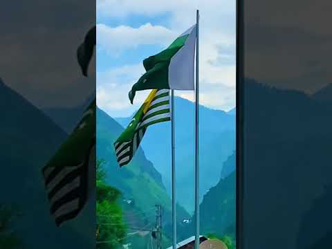 Pakistan & Azad Kashmir Flag Neelam Velley #pakistan #azadkashmir #azadkashmirtourism