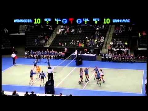 2013 MSHSL state volleyball tournament, class A 3rd place game: Minneota vs. Win-E-Mac