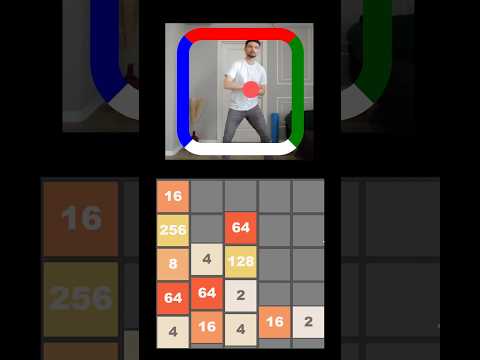 Active 2048 game body control game #2048 #gaming #game #puzzle #2048game #games #steam #steamgame