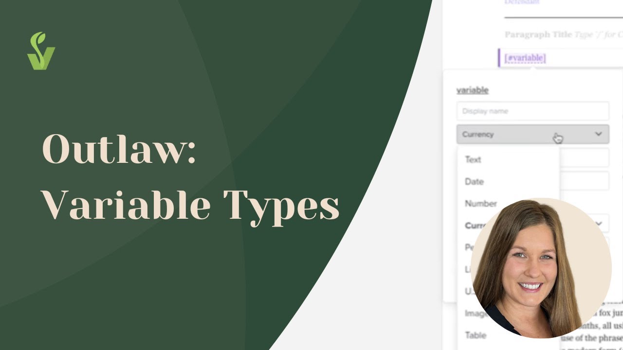 Outlaw: Variable Types